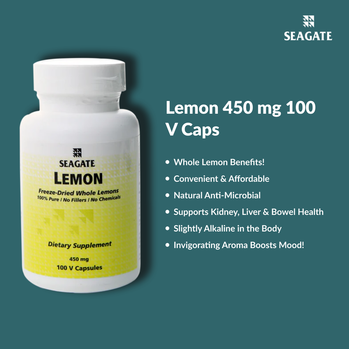 Lemon 450 mg 100 V Caps — Seagate products